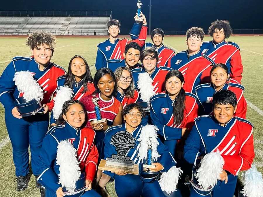 Redcoats Earn Superior Band Rating at Competition