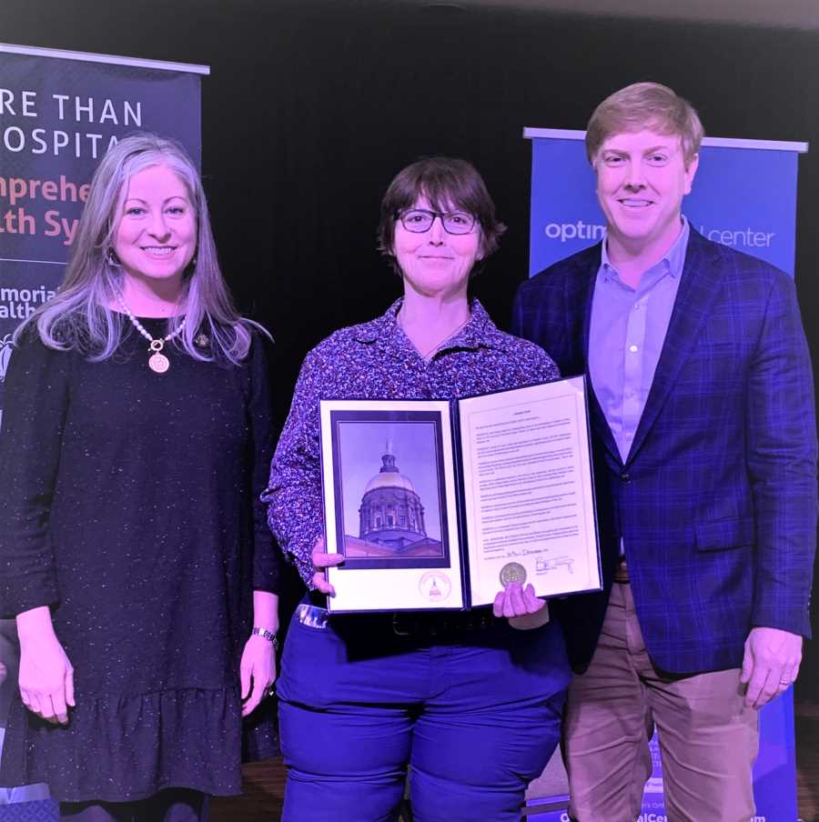 Busby Honored With Senate Resolution