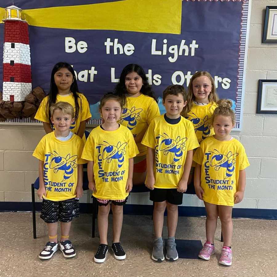 TCES August and September Students of the Month