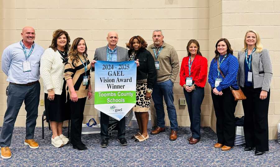 Toombs County Schools Receives Vision Award