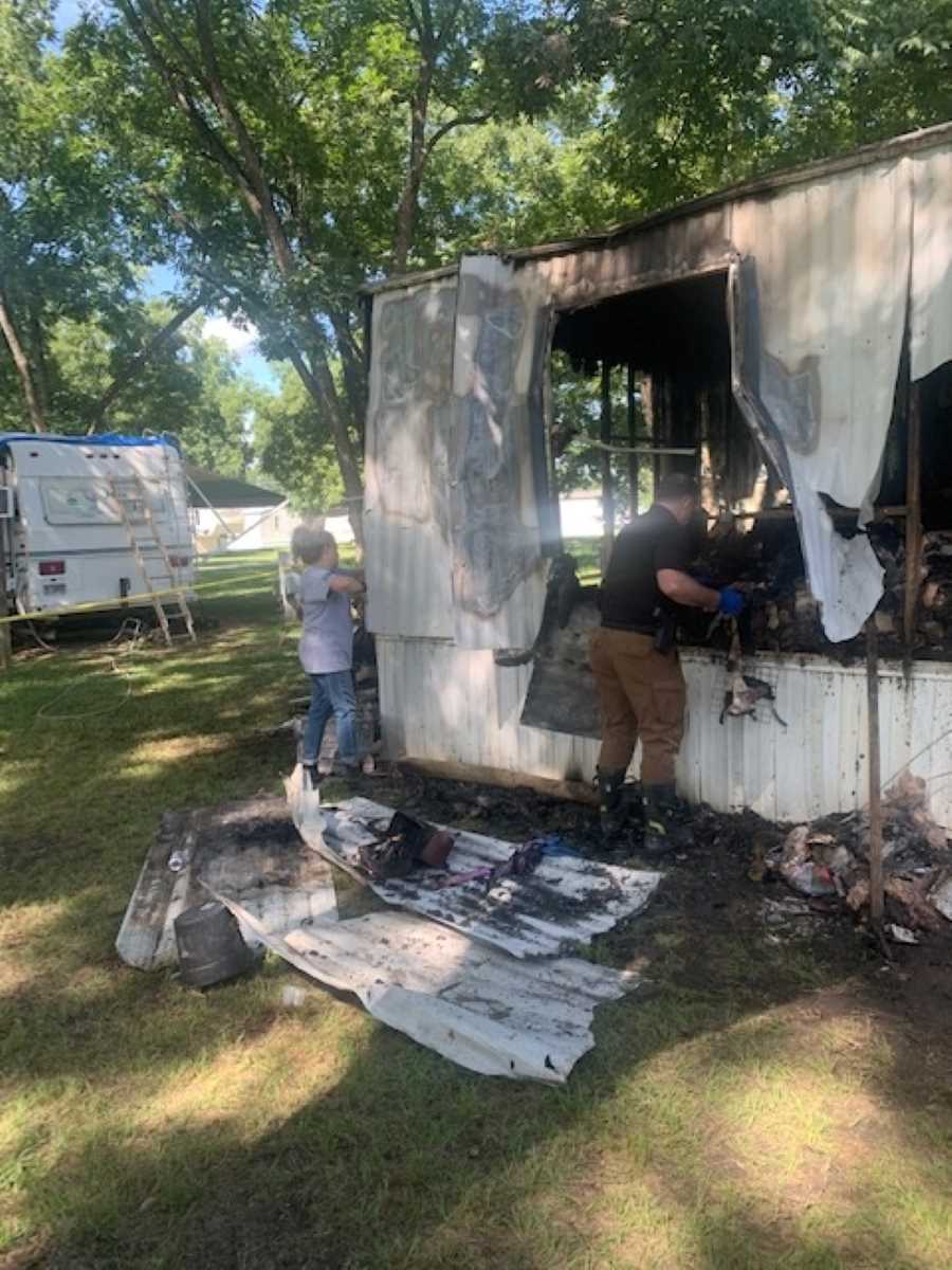 Multiple Units Respond to Fire at Swainsboro Salvage Yard